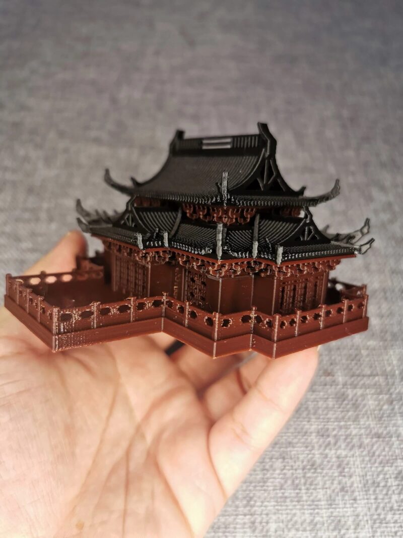 A6-3D Printed Miniature Ancient Building model - Mugen Woong Studio