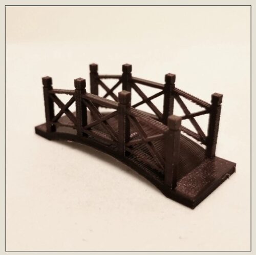 A9-3D Printed Miniature Ancient Bridge model - Mugen Woong Studio