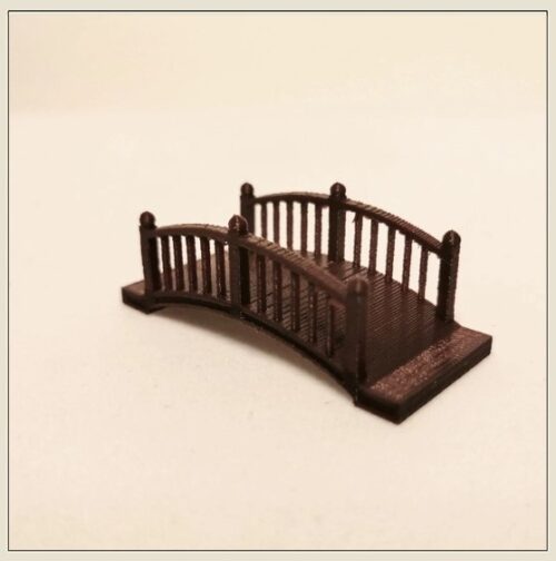 A9-3D Printed Miniature Ancient Bridge model - Mugen Woong Studio