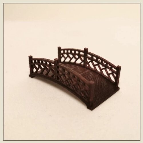 A9-3D Printed Miniature Ancient Bridge model - Mugen Woong Studio