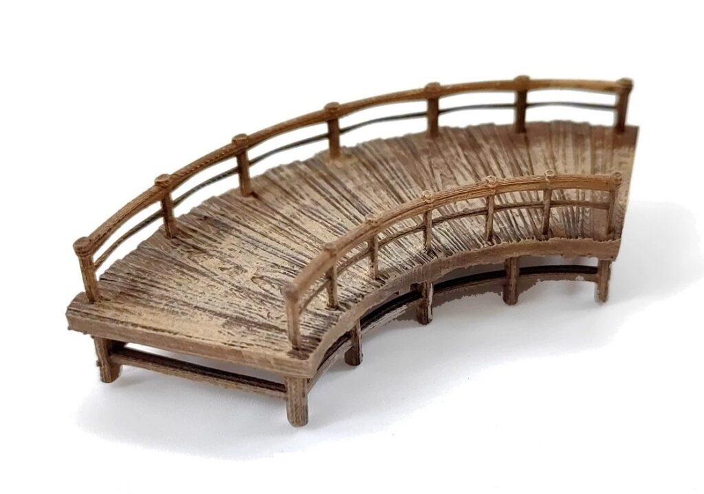 B11-3D Printed Miniature Ancient Bridge model - Mugen Woong Studio
