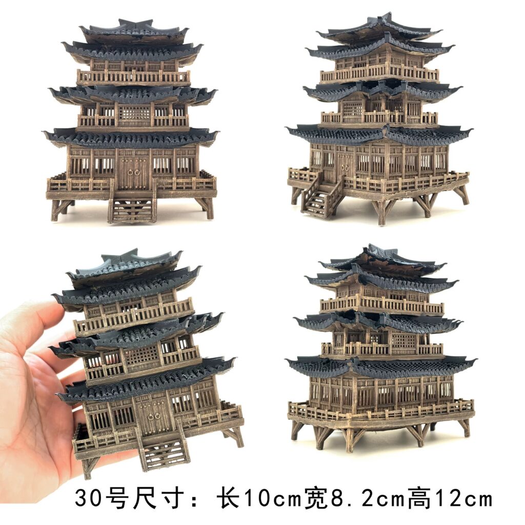 B30-3D Printed Miniature Ancient building model - Mugen Woong Studio