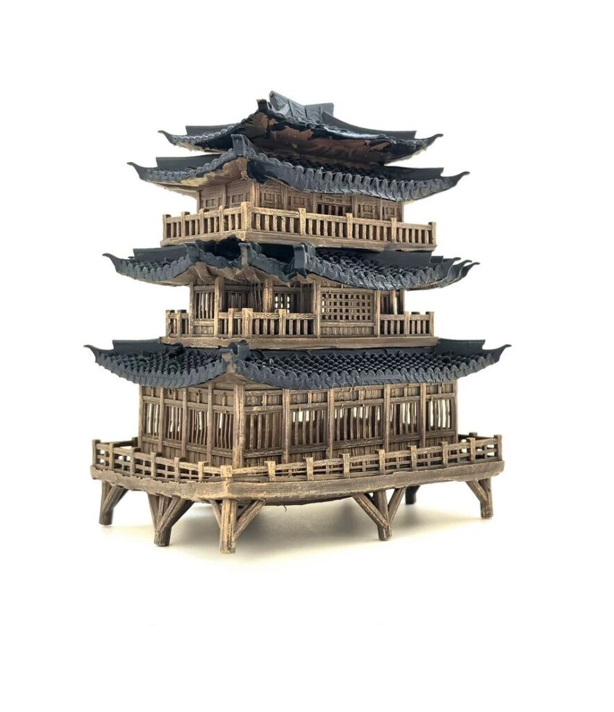 B30-3D Printed Miniature Ancient building model - Mugen Woong Studio