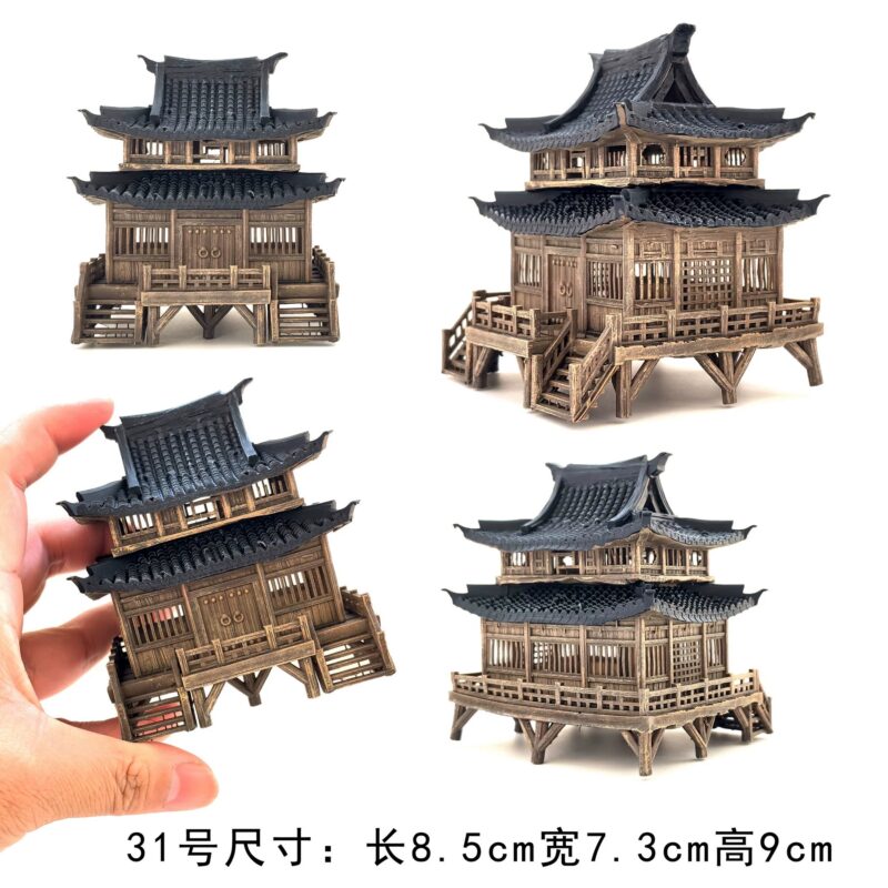 B31-3D Printed Miniature Ancient building model - Mugen Woong Studio
