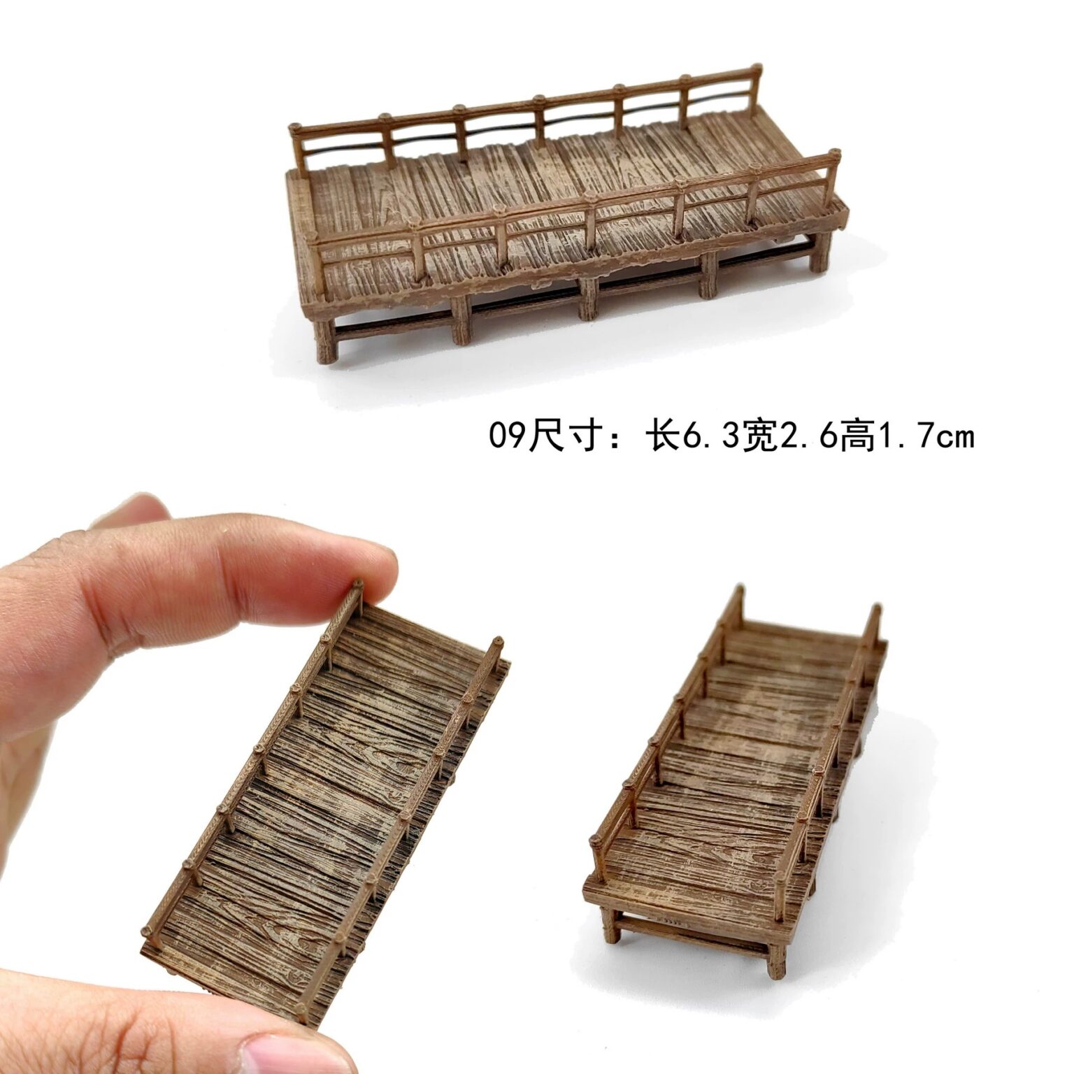B9-3D Printed Miniature Ancient Bridge model - Mugen Woong Studio